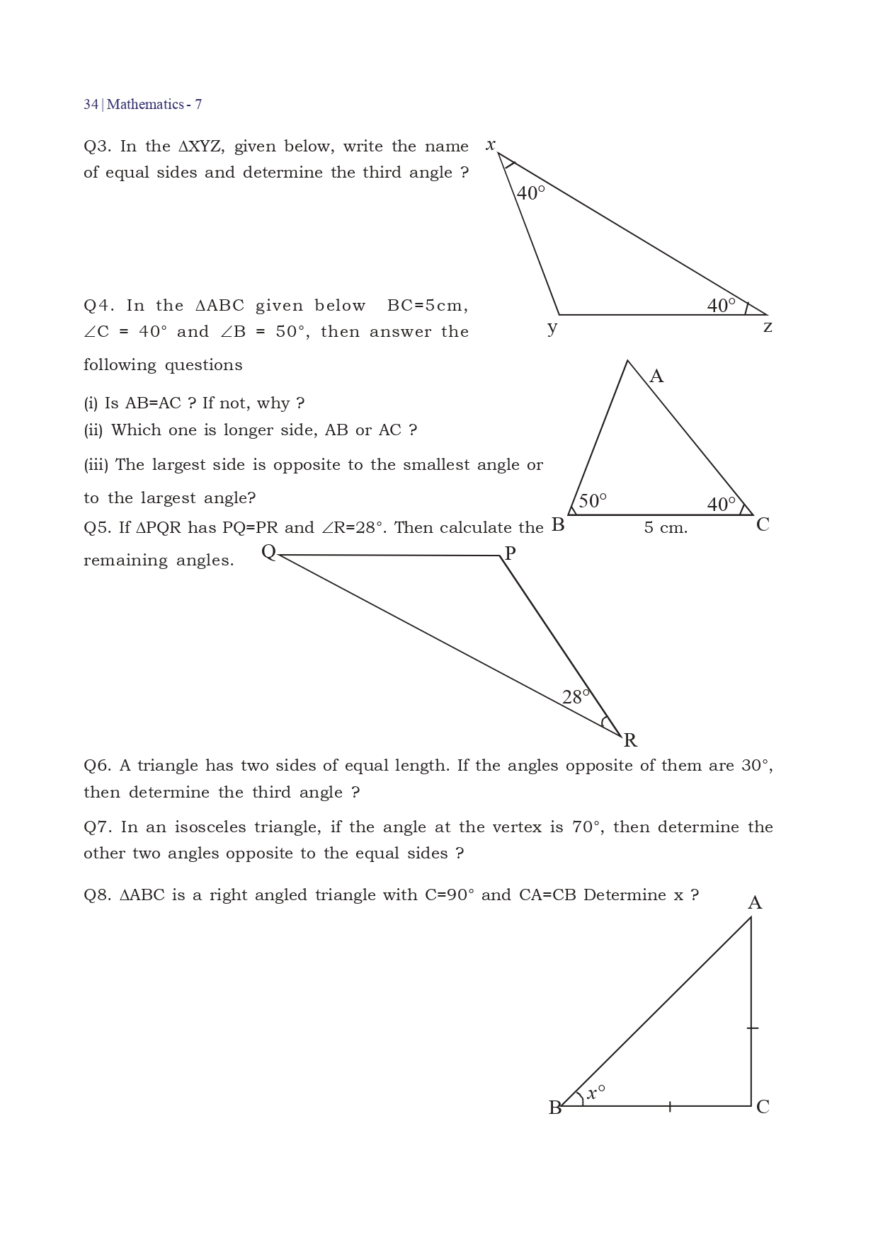 CGBSE Class 7th Maths Book PDF In English Medium Download Online CGBSE Class 7th Maths Book PDF In English Medium Download Online