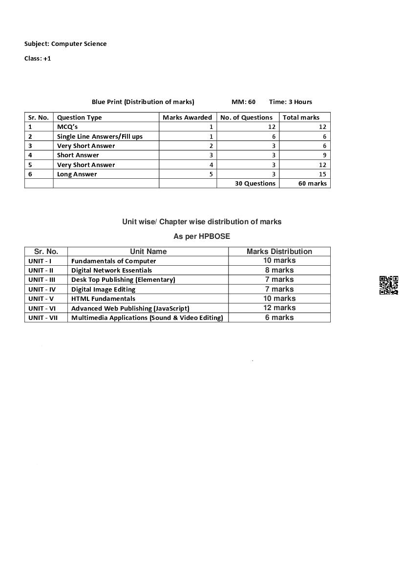 HP Board 11th Computer Science Model Paper 2025 (PDF) – Download Here HP Board 11th Computer Science Model Paper 2025 (PDF) – Download Here
