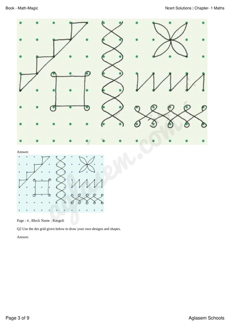 NCERT Solutions For Class 3 Maths Chapter 1 Where To Look From PDF 