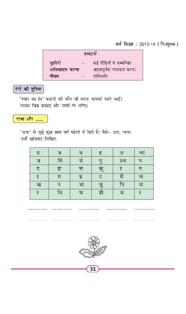Bihar Board Class 5 Hindi Book PDF Kompal Bihar Board Class 5 Hindi Book PDF Kompal