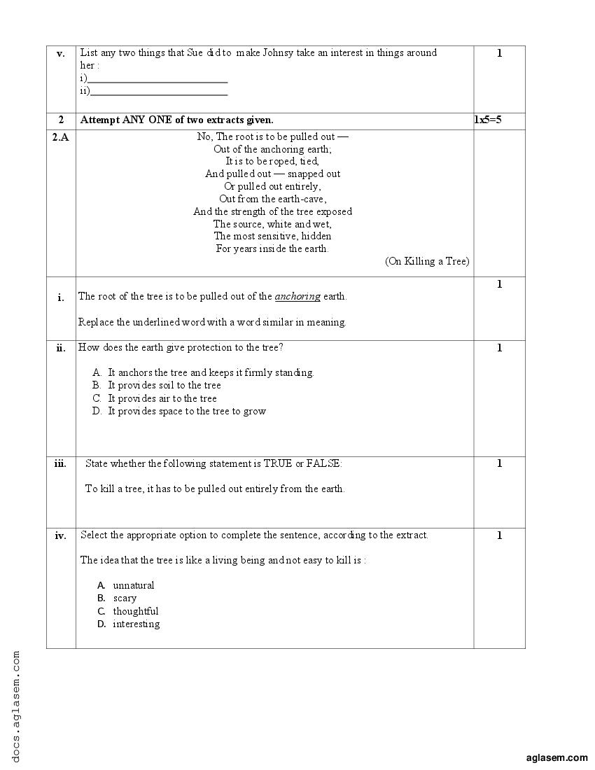 Class 9 English Model Paper 2023 PDF OneEdu24