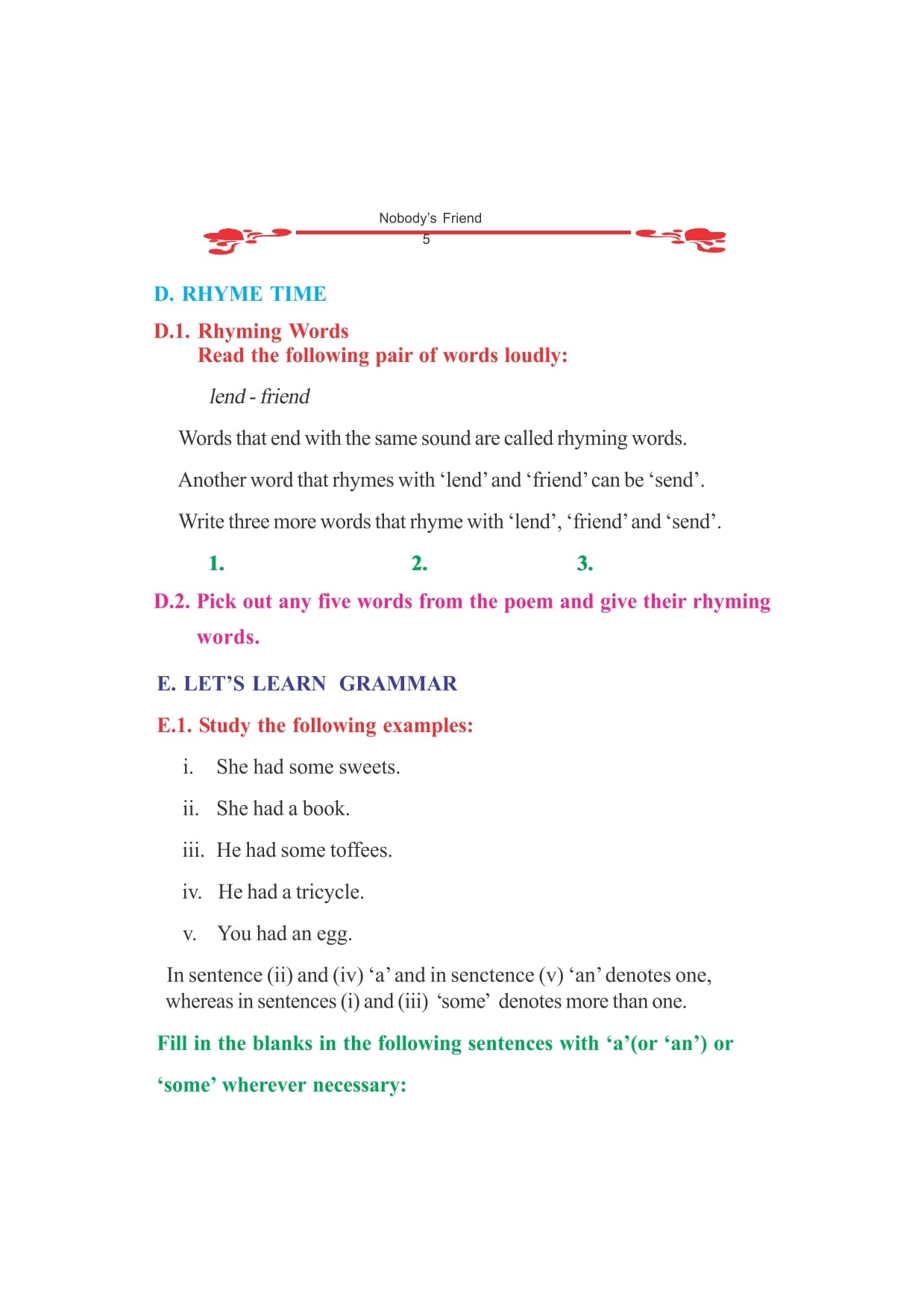 Bihar Board Class 5 English Book PDF Blossom Bihar Board Class 5 English Book PDF Blossom