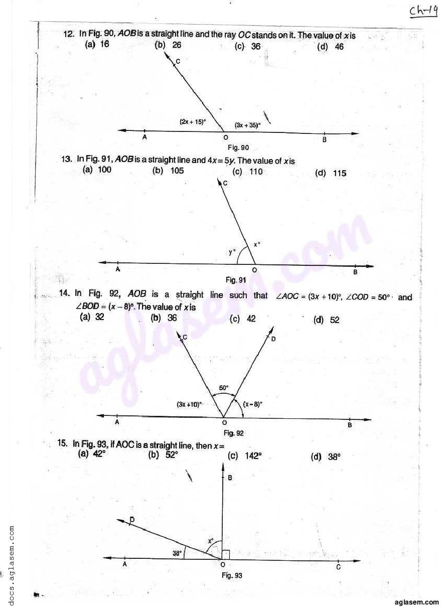 RD Sharma Solutions for Class 7 Lines and Angles Exercise MCQ (PDF ... RD Sharma Solutions for Class 7 Lines and Angles Exercise MCQ (PDF ...