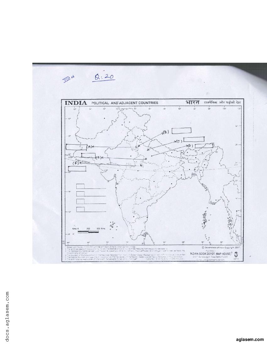 CBSE Class 8 Sample Paper 2022 for Social Science