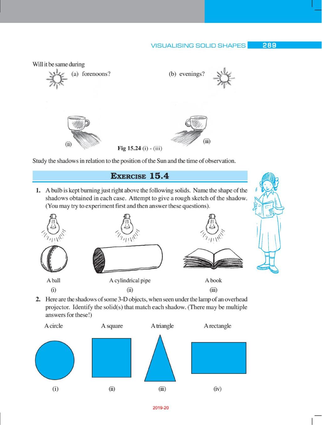 NCERT Book Class 7 Maths Chapter 15 Visualising Solid Shapes NCERT Book Class 7 Maths Chapter 15 Visualising Solid Shapes