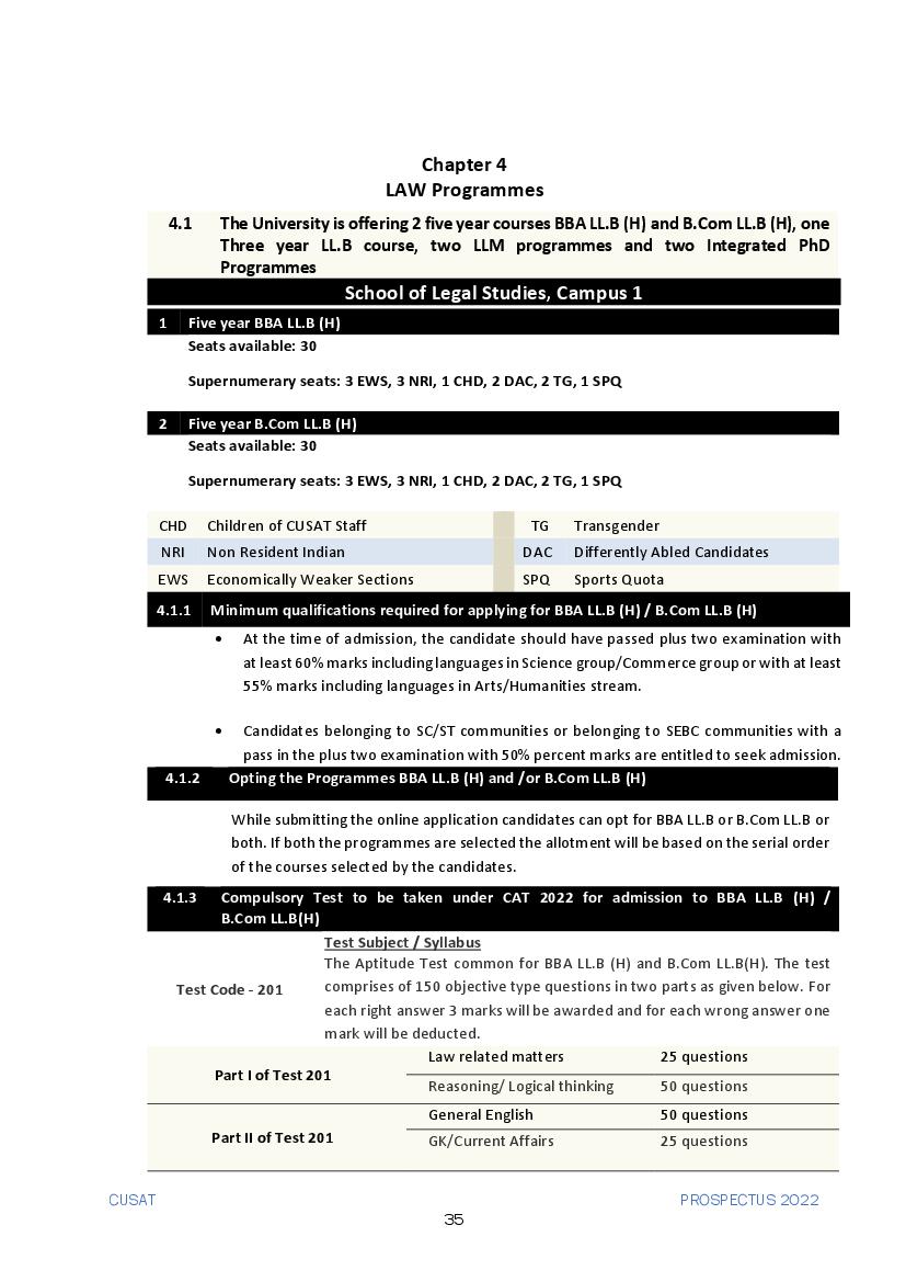 CUSAT CAT Syllabus 2022, Exam Pattern - Download PDF CUSAT CAT Syllabus 2022, Exam Pattern - Download PDF