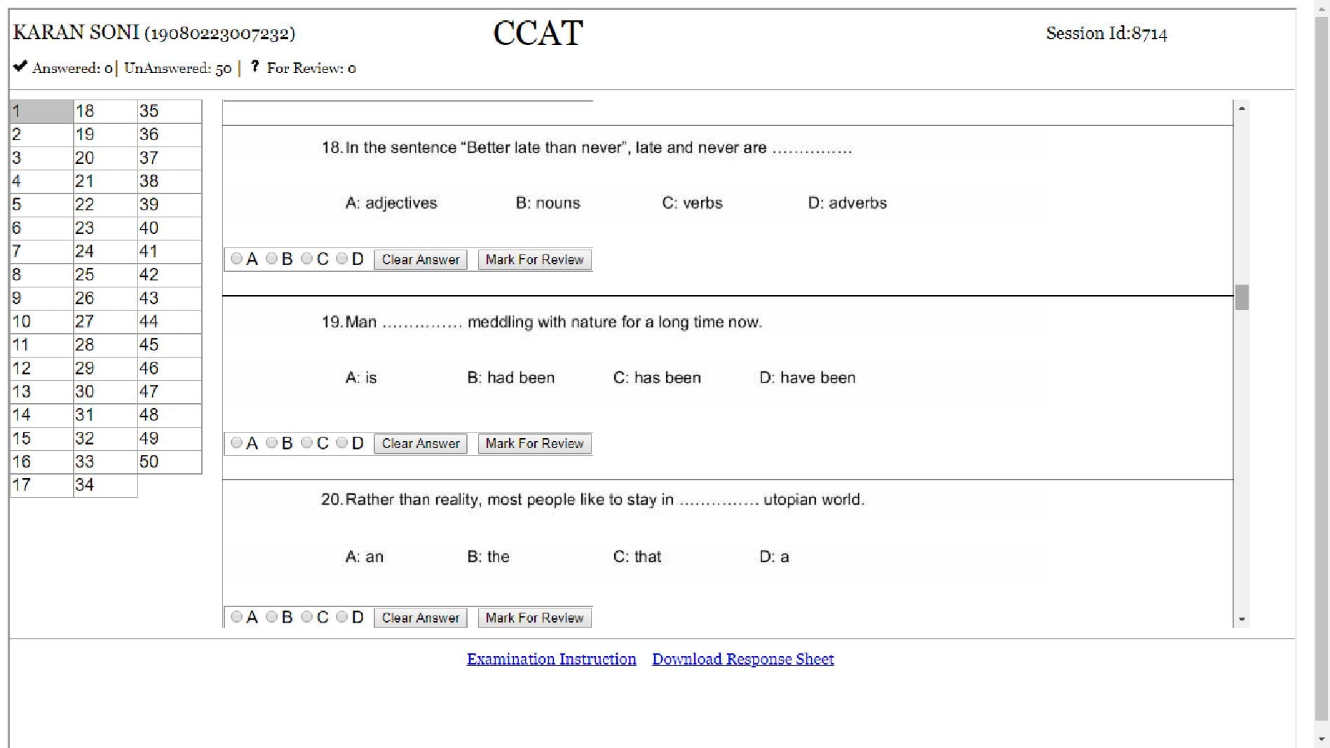 CDAC C-CAT 2019 Question Paper - Download PDF - AglaSem Admission