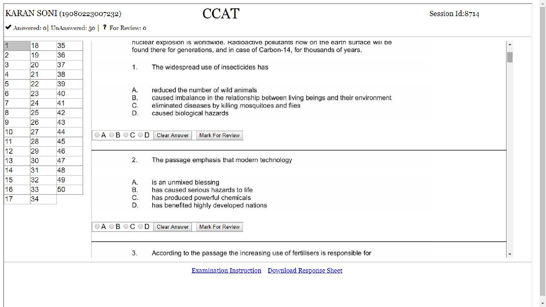 CDAC C-CAT 2019 Question Paper - Download PDF - AglaSem Admission CDAC C-CAT 2019 Question Paper - Download PDF - AglaSem Admission
