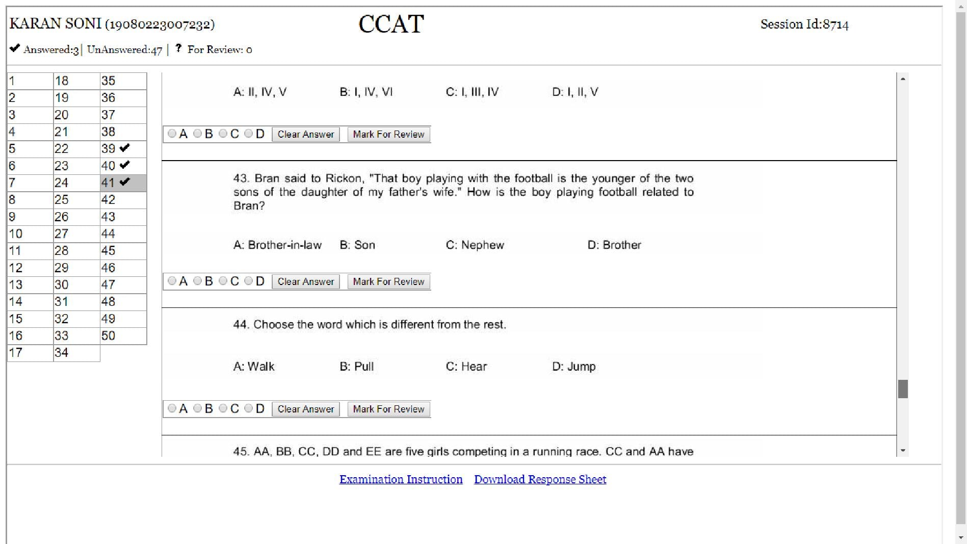 CDAC C-CAT 2019 Question Paper - Download PDF - AglaSem Admission