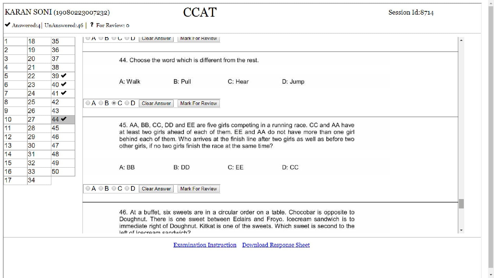 CDAC C-CAT 2019 Question Paper - Download PDF - AglaSem Admission