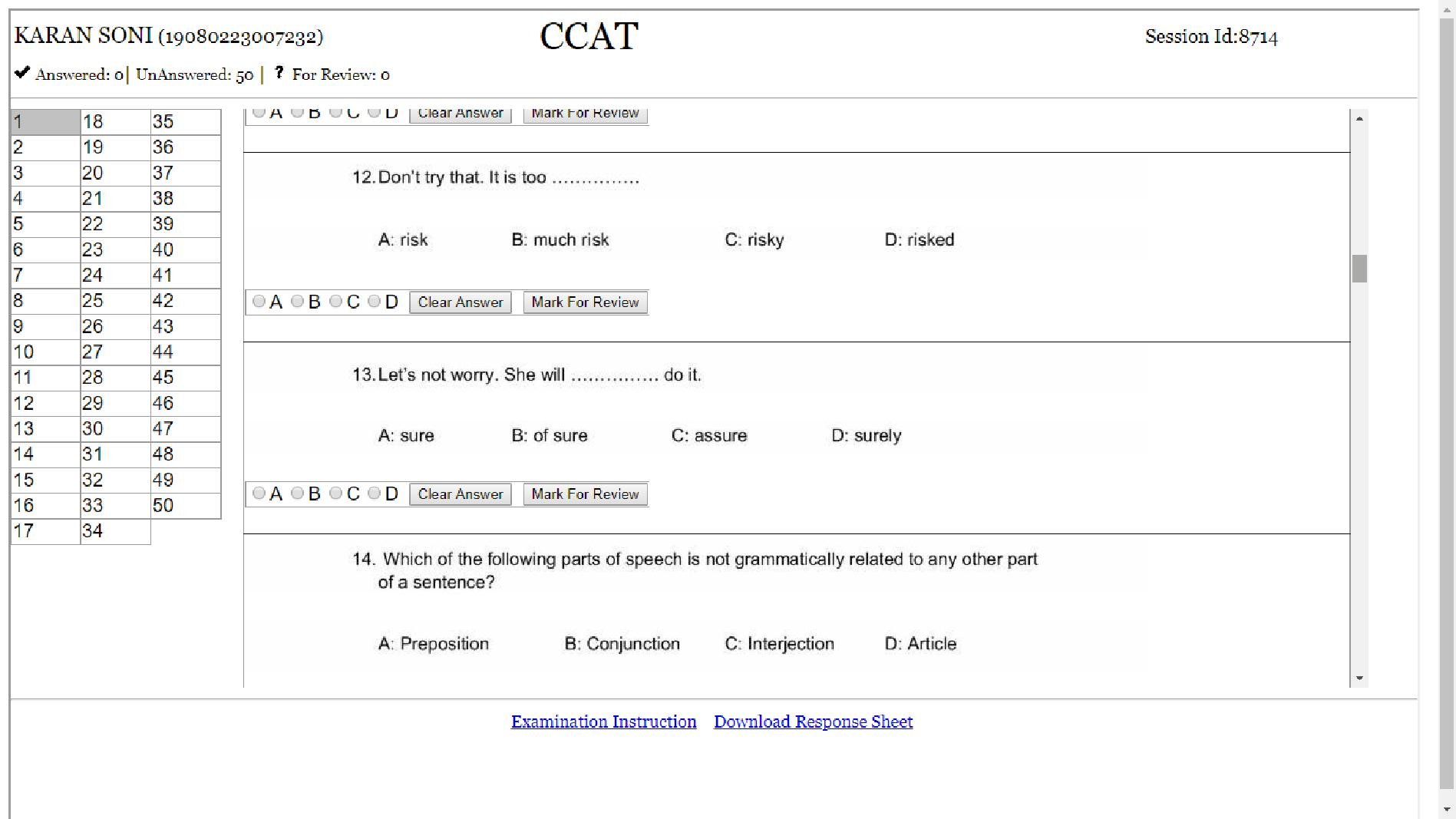 CDAC C-CAT 2019 Question Paper - Download PDF - AglaSem Admission