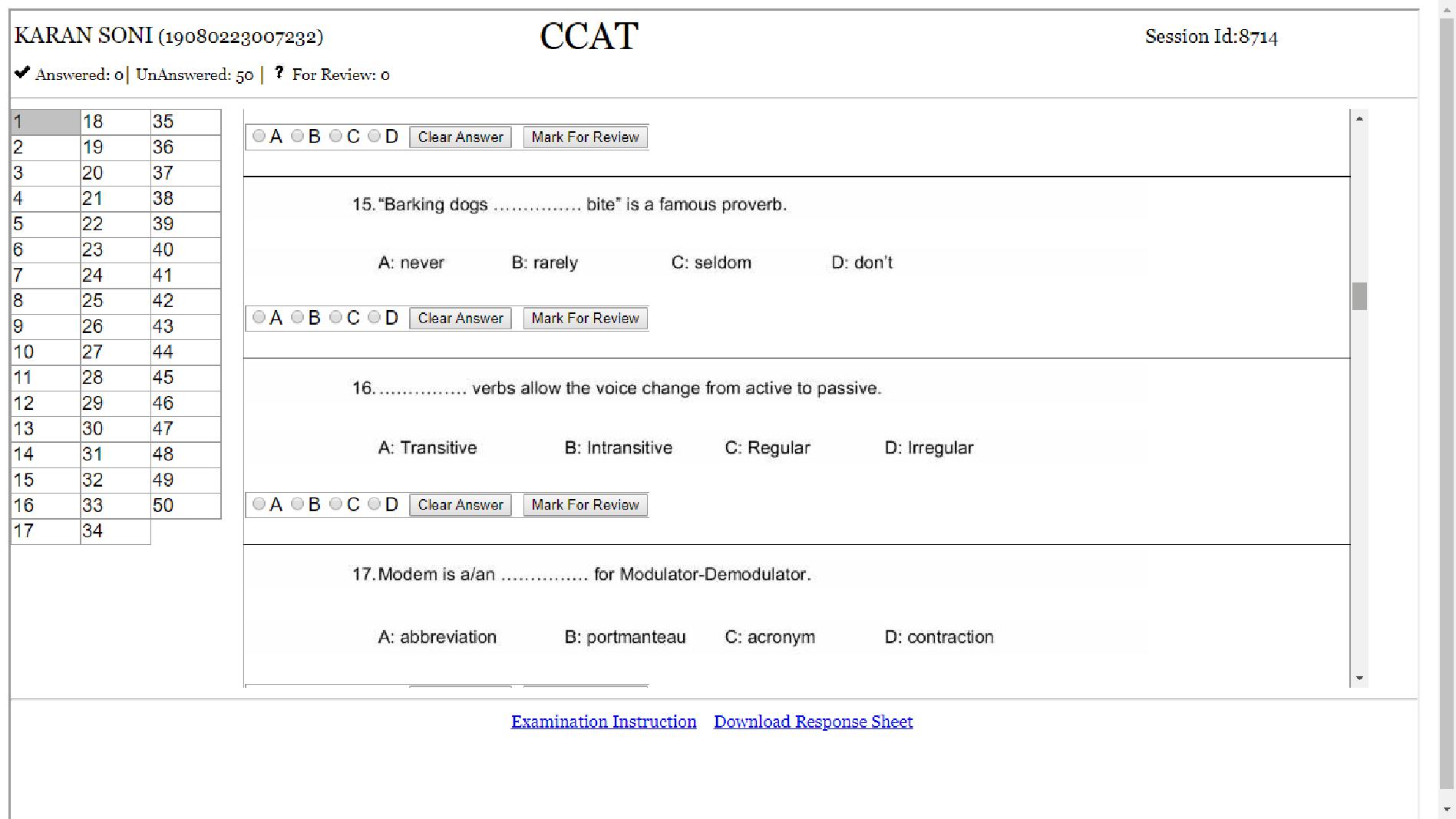CDAC C-CAT 2019 Question Paper - Download PDF - AglaSem Admission