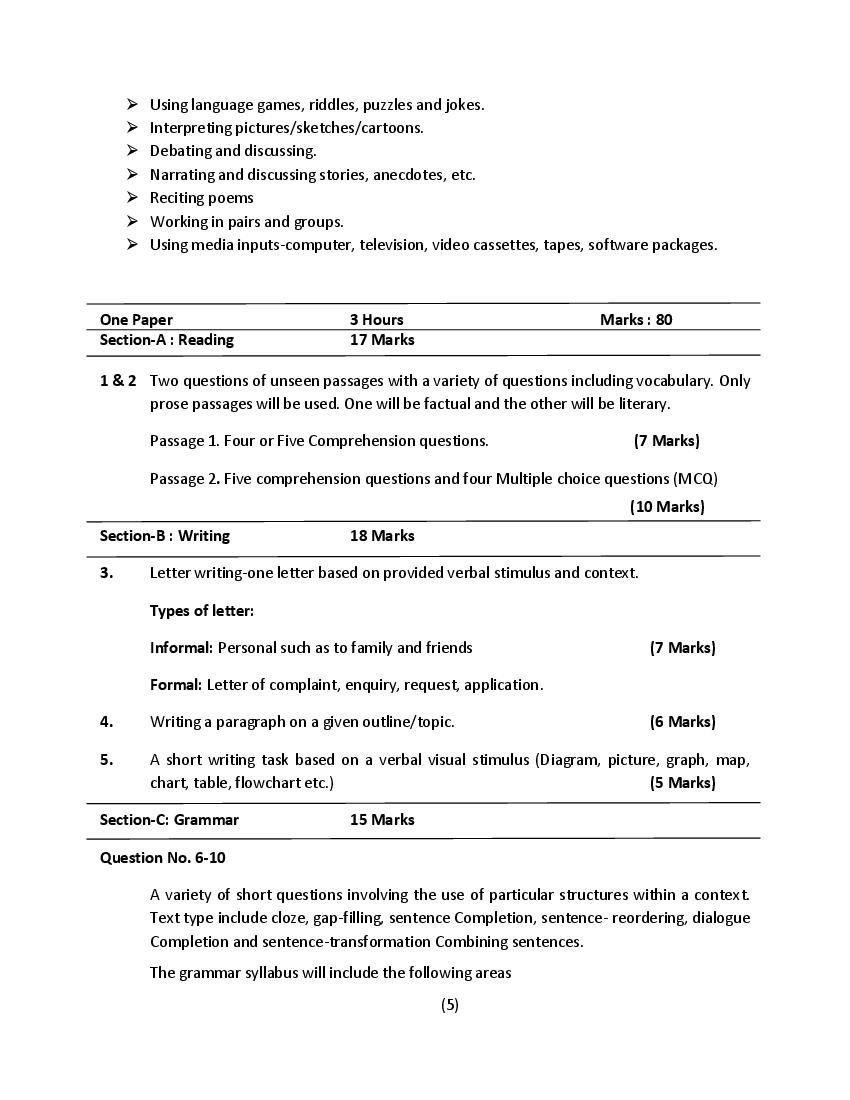 HP Board Class 10th Syllabus 2024 (PDF) - HPBOSE Syllabus for Class 10