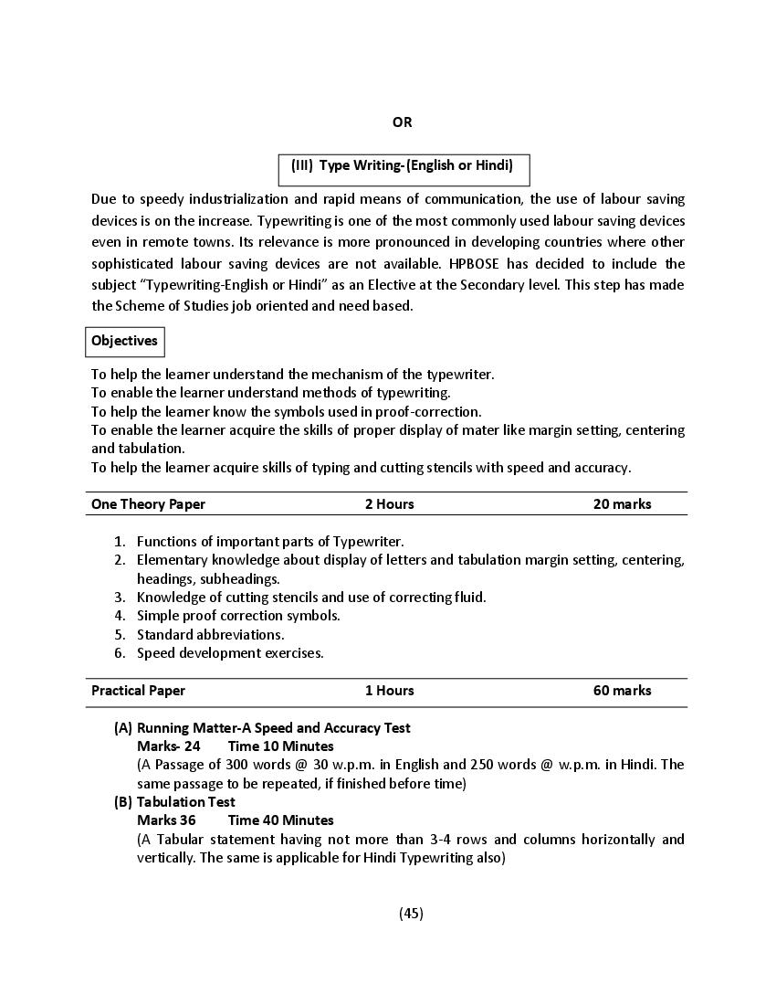 HP Board Class 10th Syllabus 2024 (PDF) - HPBOSE Syllabus for Class 10