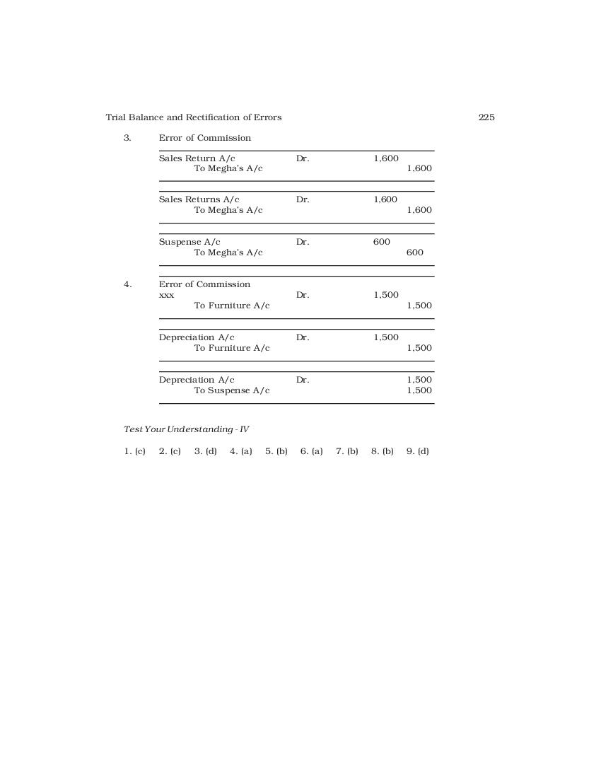 UP Board Book Class 11 Accountancy Chapter 6 Trial Balance And