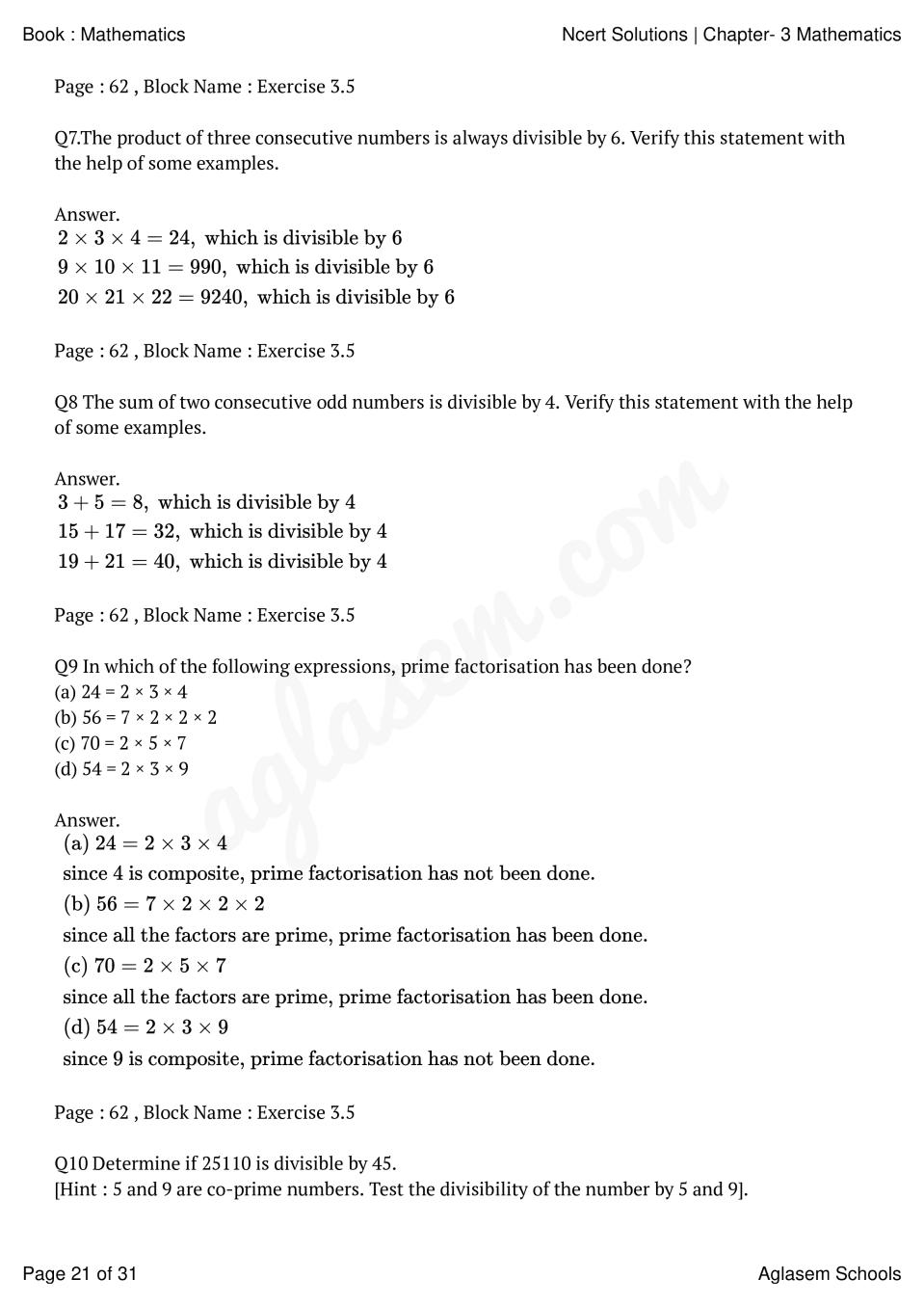 NCERT Solutions Class 6 Mathematics Chapter 3 Playing With Numbers