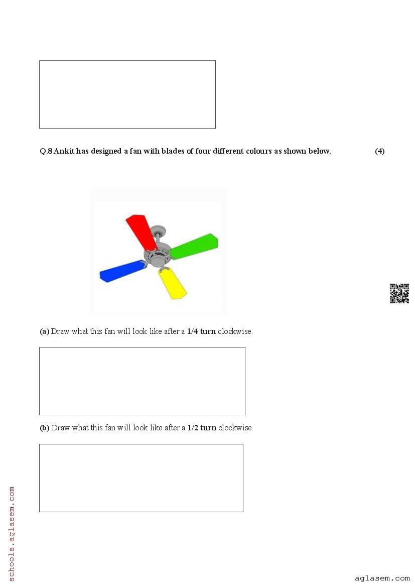 Class 5 Maths Mid Term Sample Paper 2025 PDF | Download PT1 / Term 1 Practice Paper - AglaSem