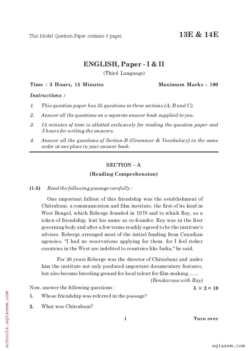 Ap Ssc Model Papers 2024 Arly Marcia