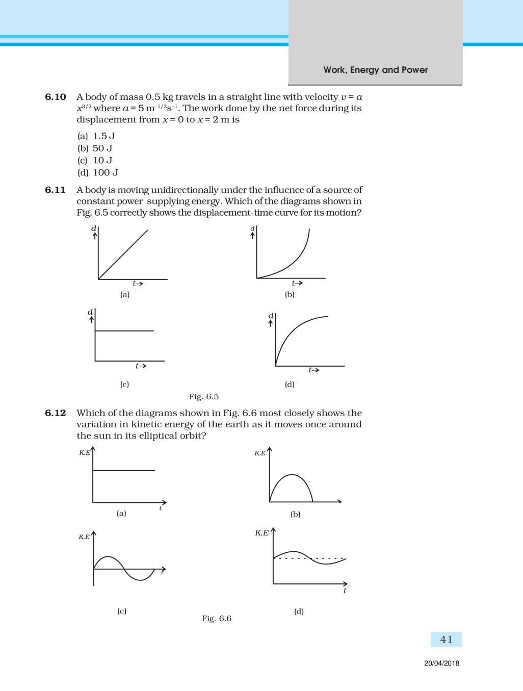 Ncert Exemplar Class 11 Physics Chapter 4 Laws Of Motion