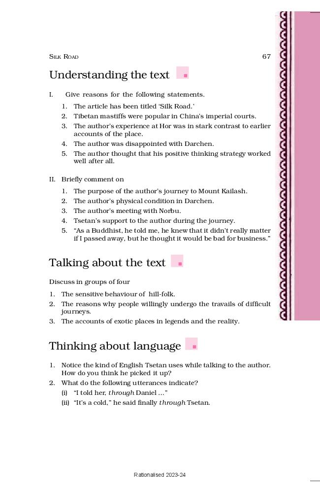 NCERT Book Class 11 English Hornbill Chapter 6 The Browning Version NCERT Book Class 11 English Hornbill Chapter 6 The Browning Version