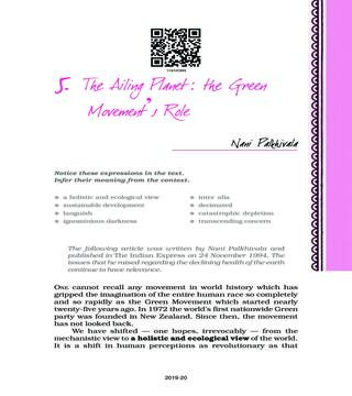 NCERT Book Class 11 English (Hornbill) Chapter 5 The Ailing Planet: the ...