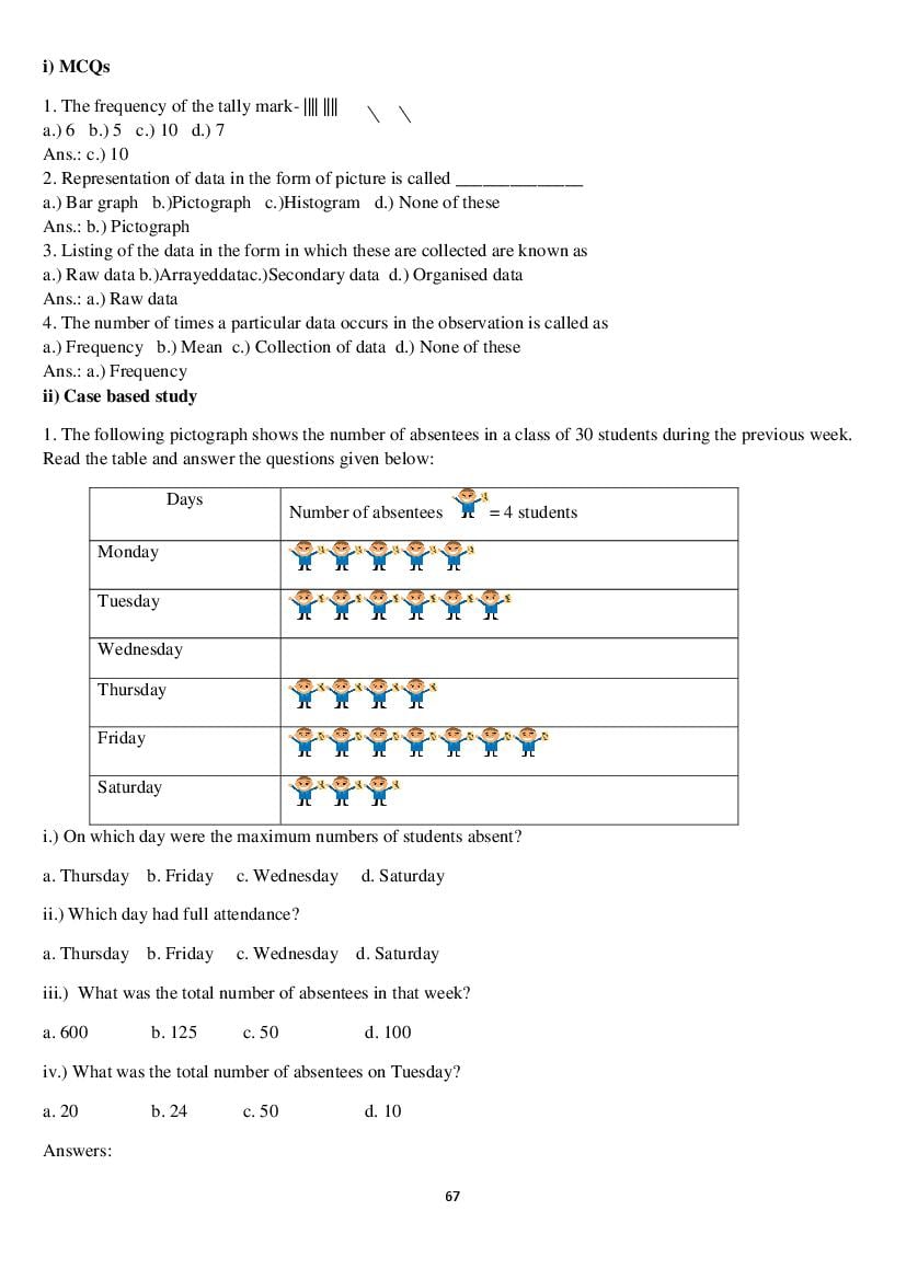 Class 6 Maths Notes For Data Handling PDF Study Material AglaSem class-6-maths-notes-for-data-handling-pdf-study-material-aglasem