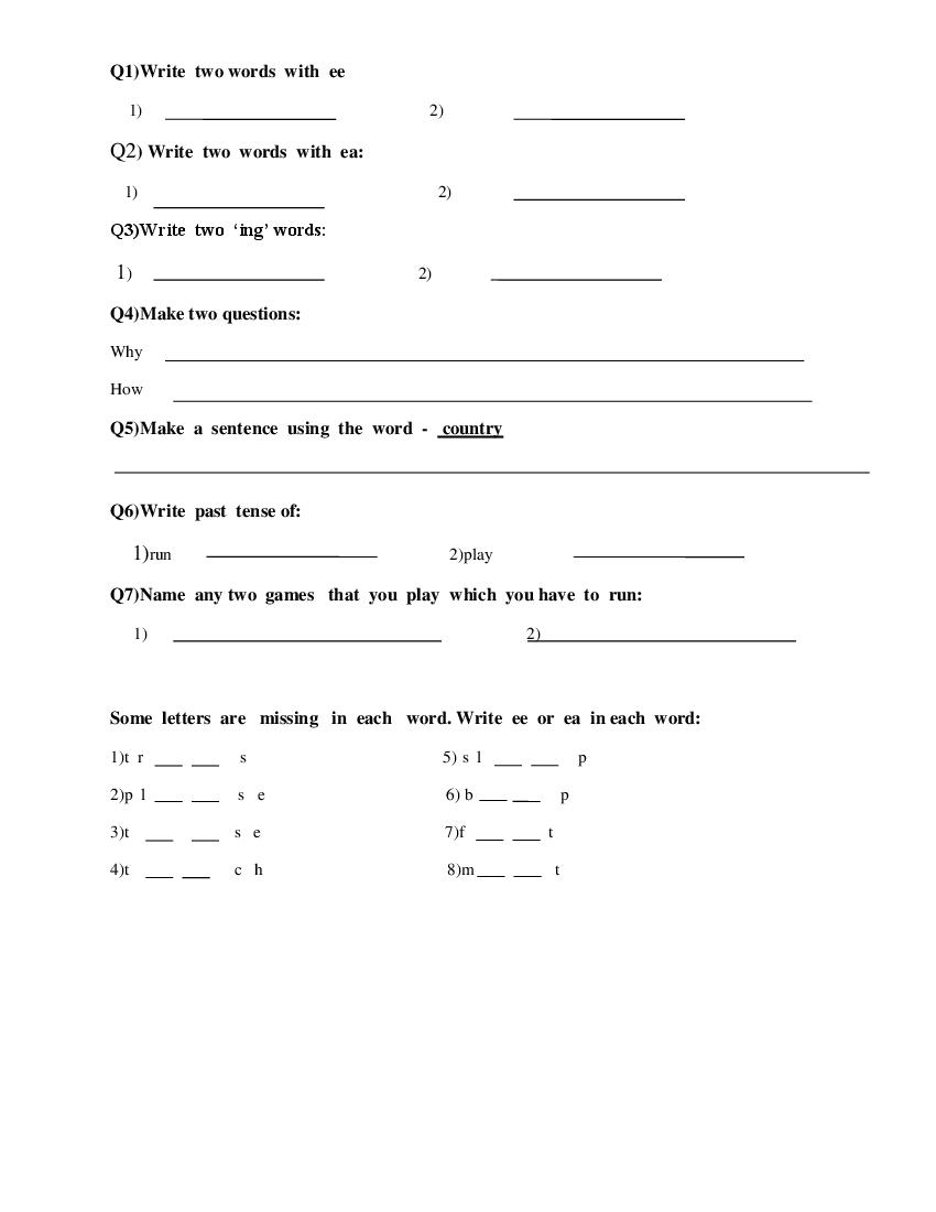 Class 4 All Subjects Competency Based Questions 2025 - Download PDF ...