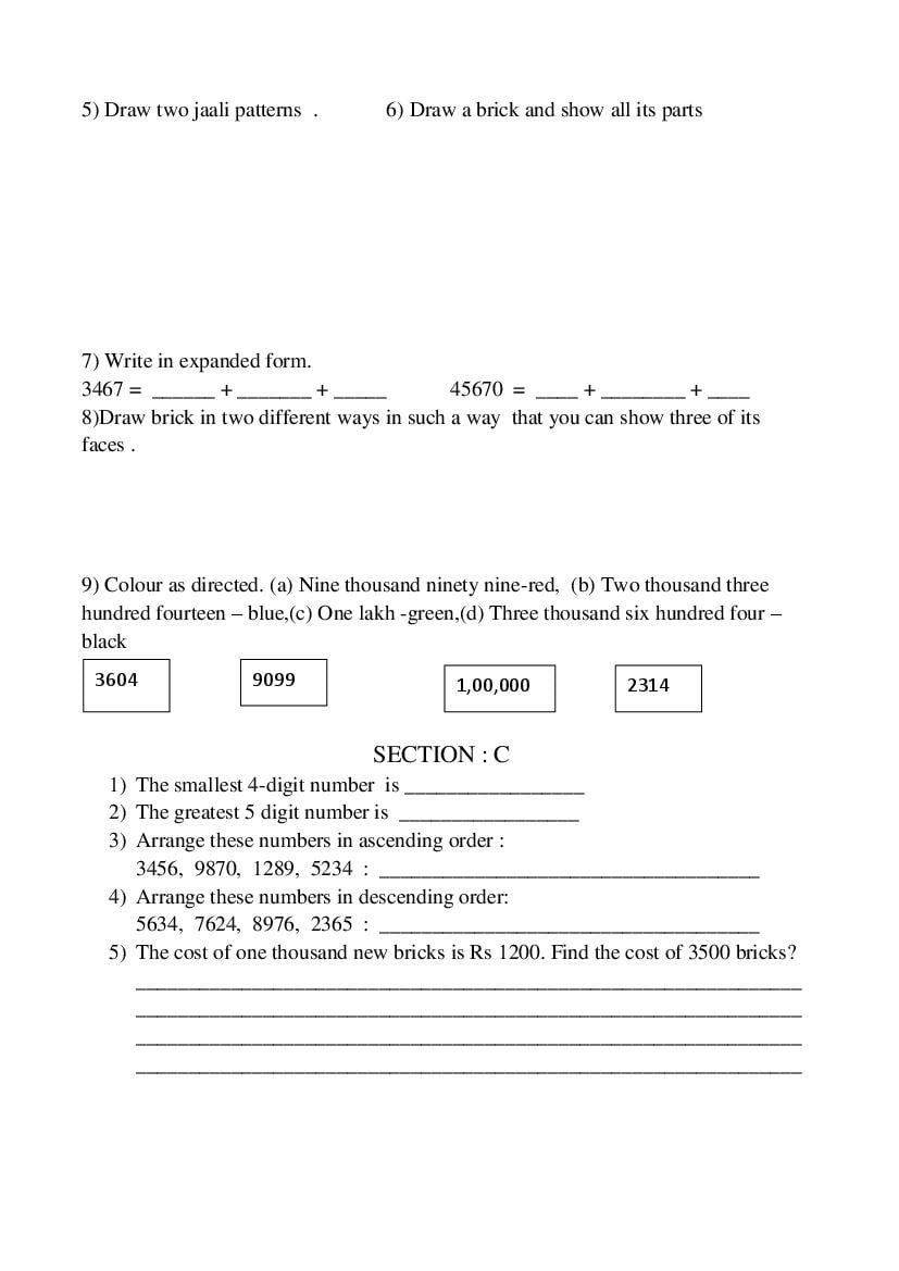 Class 4 All Subjects Competency Based Questions 2025 - Download PDF - AglaSem