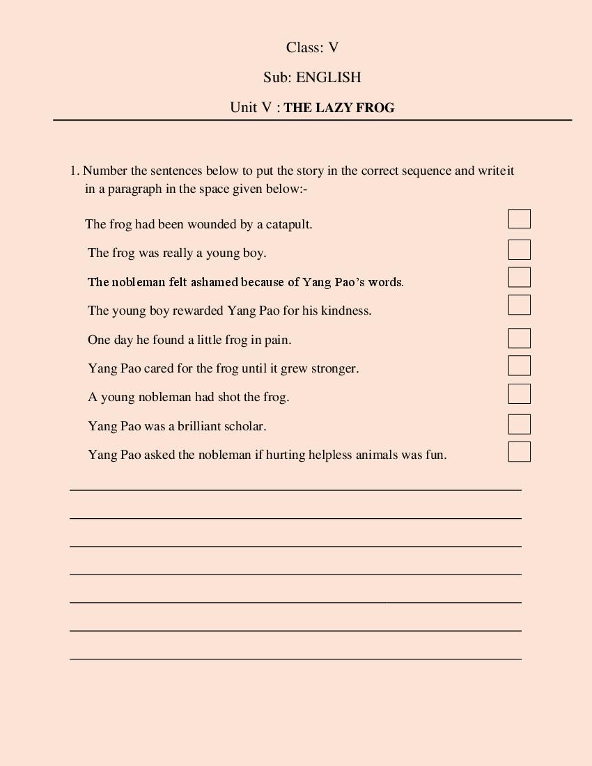 Class 5 All Subjects Competency Based Questions 2025 - Download PDF ...