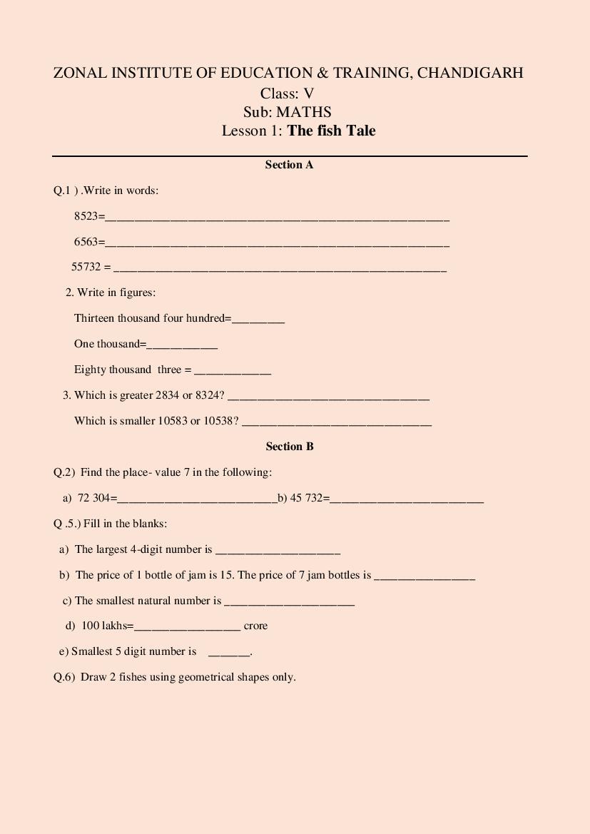Class 5 All Subjects Competency Based Questions 2025 - Download PDF ...