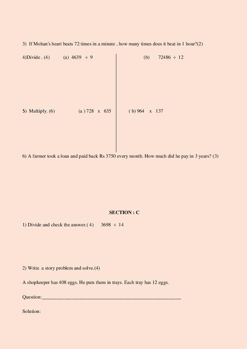 Class 5 All Subjects Competency Based Questions 2025 - Download PDF ...