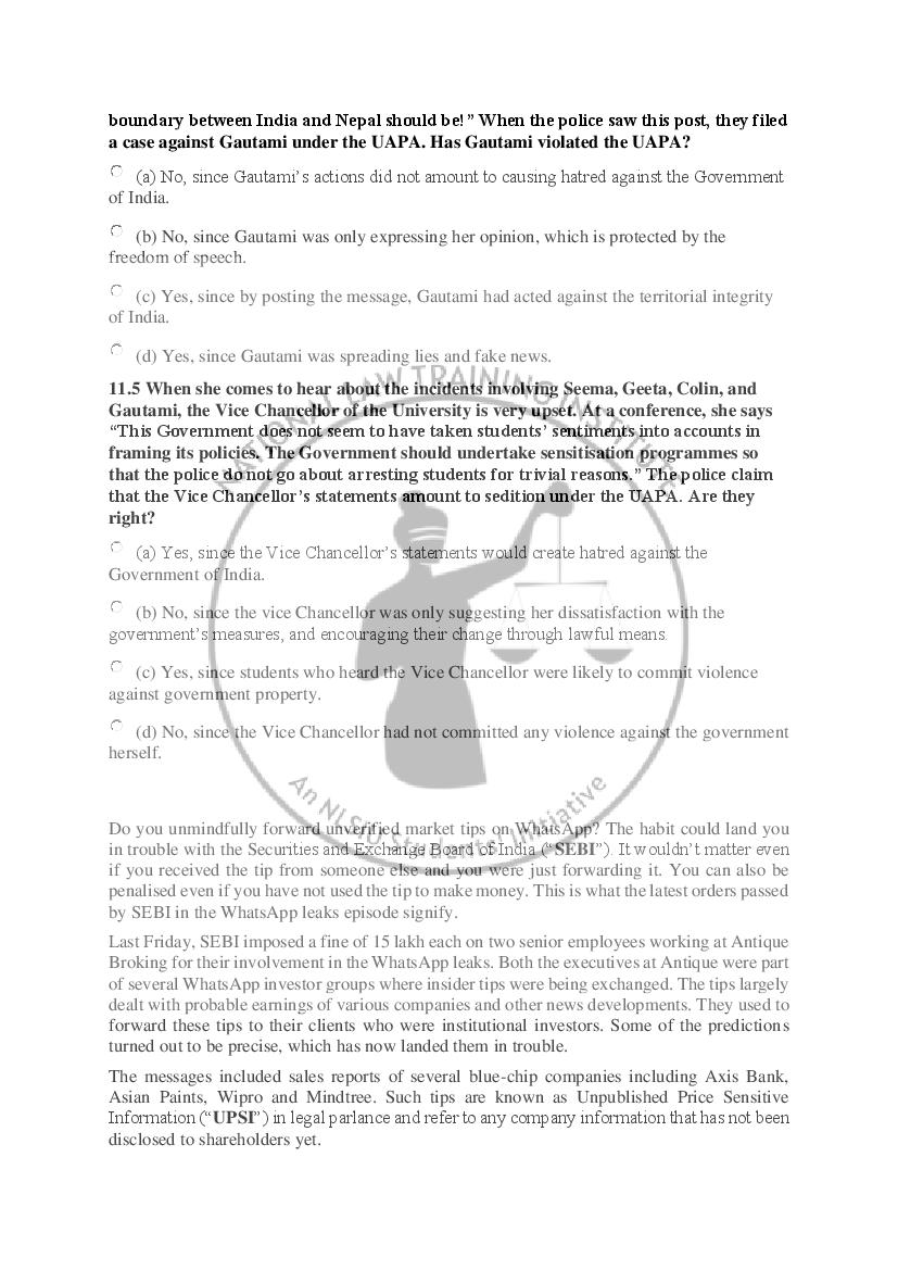 CLAT Sample Paper 2023 (PDF released by Consortium) - Download Here