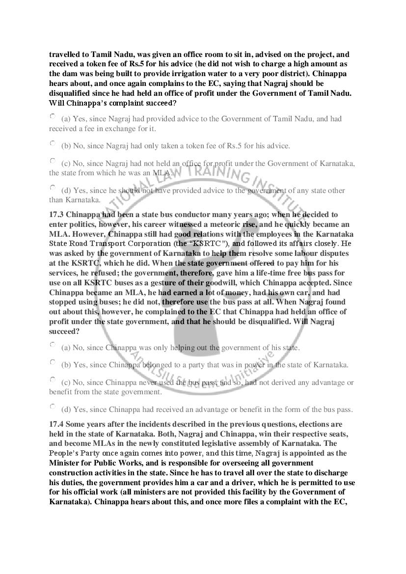 CLAT Sample Paper 2023 (PDF released by Consortium) - Download Here