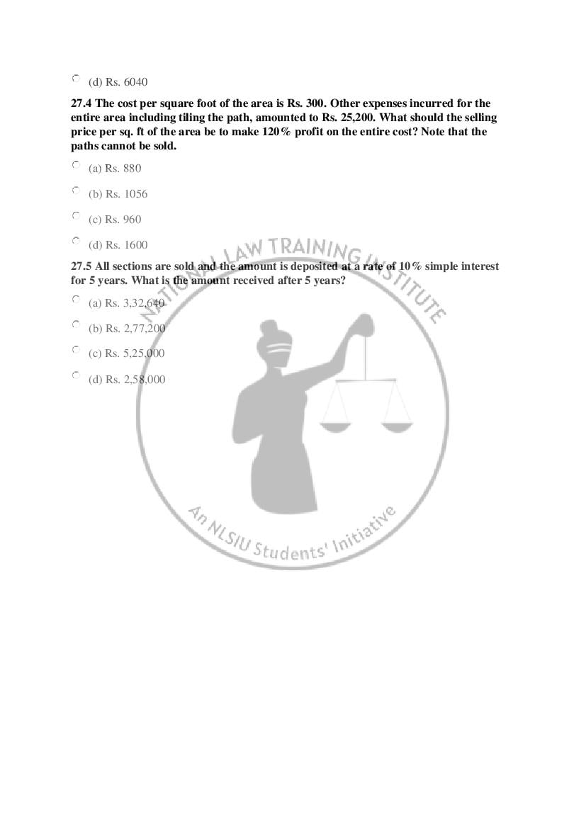 CLAT Sample Paper 2023 (PDF released by Consortium) - Download Here