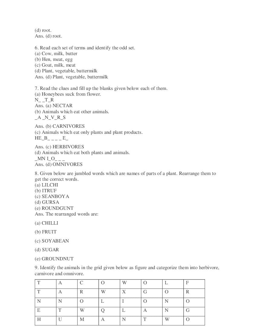 Class 6 Science Competency Based Questions 2025 - Download PDF - AglaSem