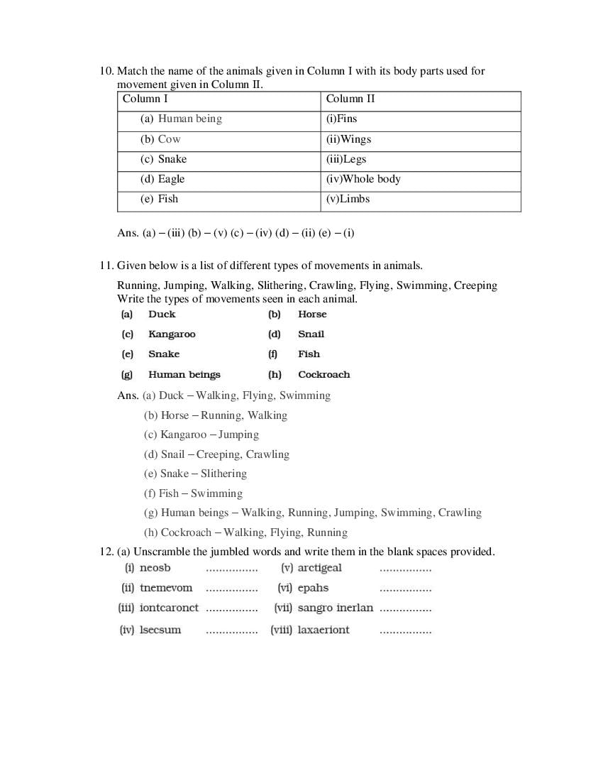 Class 6 Science Competency Based Questions 2025 - Download PDF - AglaSem