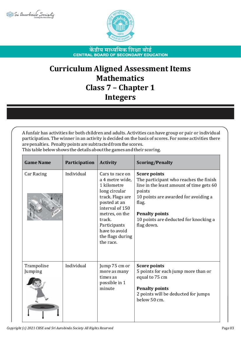 Class 7 Maths Competency Based Questions 2025 - Download PDF - AglaSem