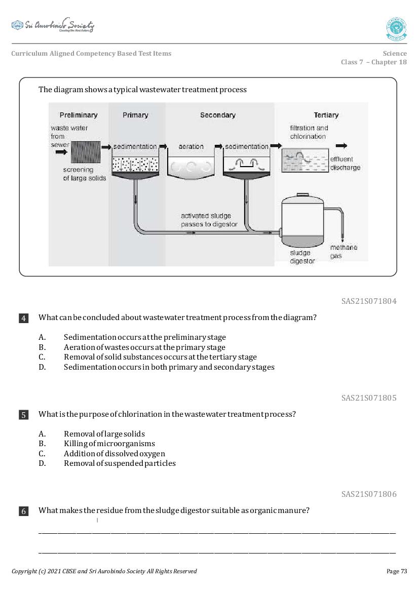 Class 7 Science Competency Based Questions 2025 - Download PDF - AglaSem