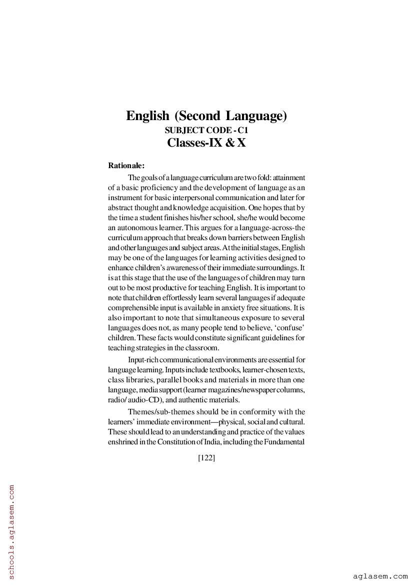 SEBA Class 9 English Syllabus 2024 PDF SEBA Class 9 English Syllabus 2024 PDF