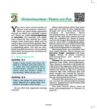 NCERT Book Class 8 Science Chapter 2 Microorganisms : Friend and Foe