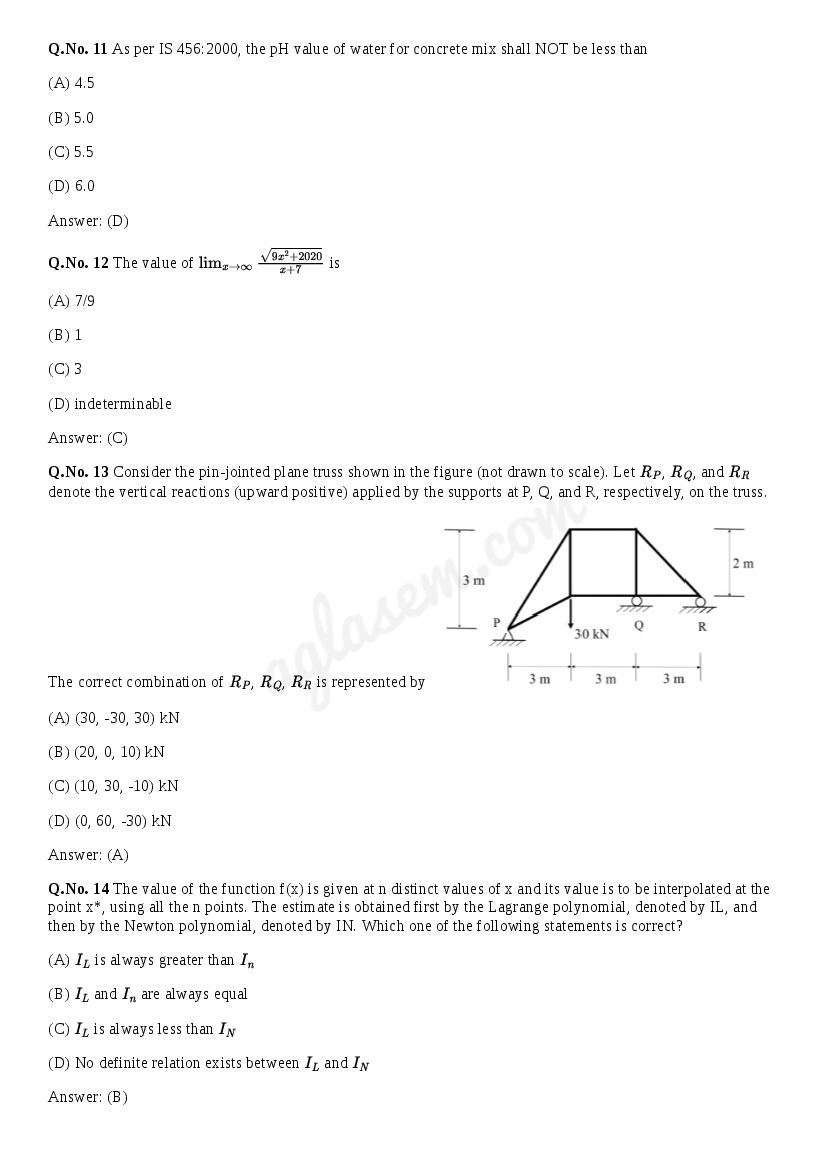GATE Sample Paper 2023 PDF GATE Model Question Paper With Solution GATE Sample Paper 2023 PDF GATE Model Question Paper With Solution
