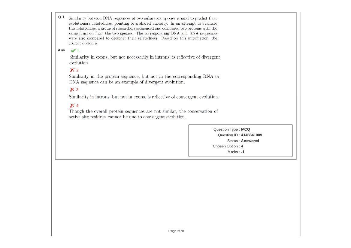 NEST 2021 Question Paper (PDFs) - AglaSem Admission