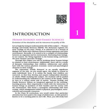 NCERT Book Class 11 Home Science (Human Ecology and Family Sciences ...