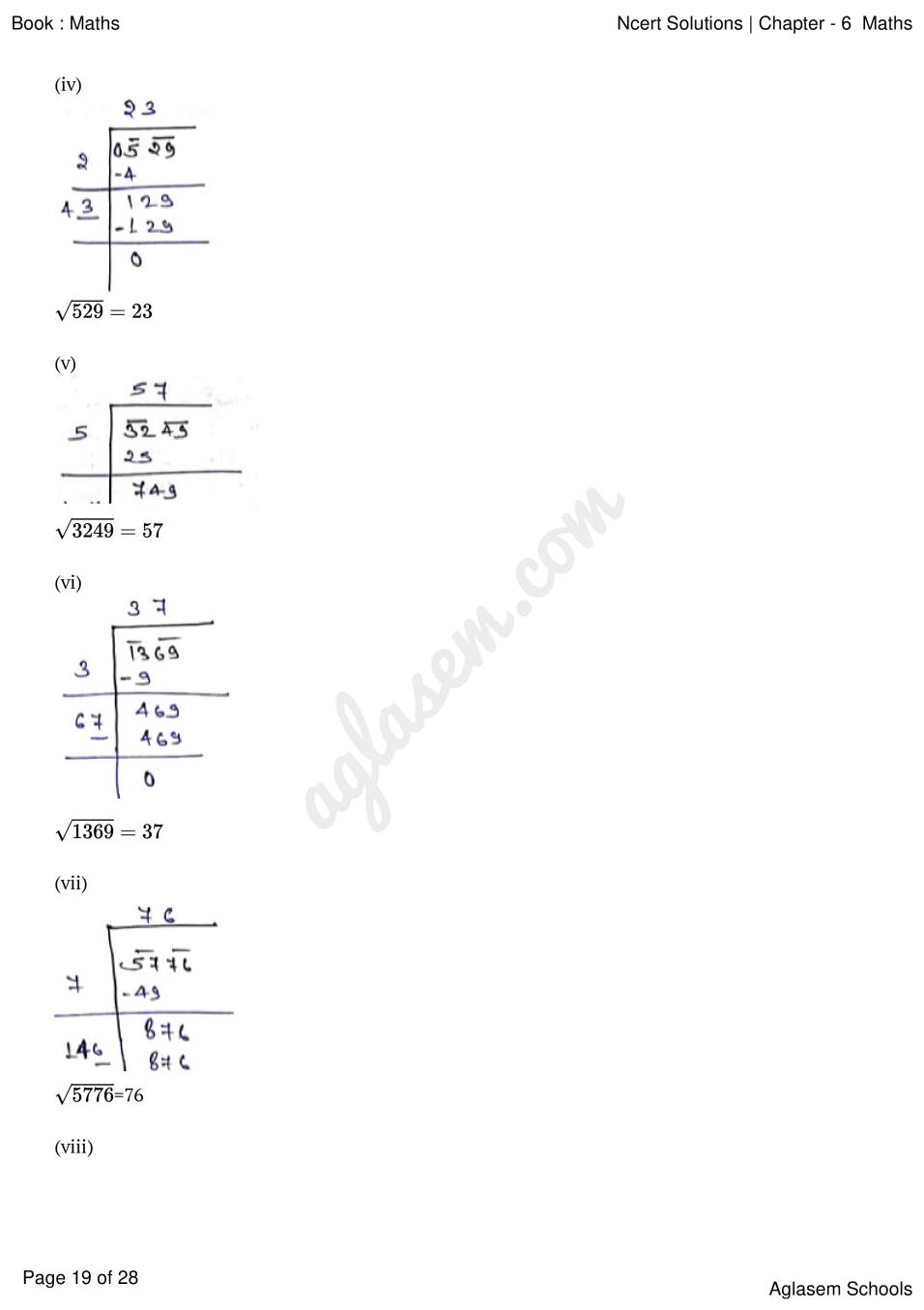 NCERT Solutions Class 8 Maths Chapter 6 NCERT Solutions NCERT Solutions Class 8 Maths Chapter 6 NCERT Solutions