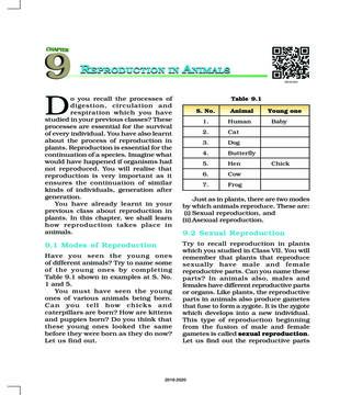 NCERT Book Class 8 Science Chapter 9 Reproduction in Animals