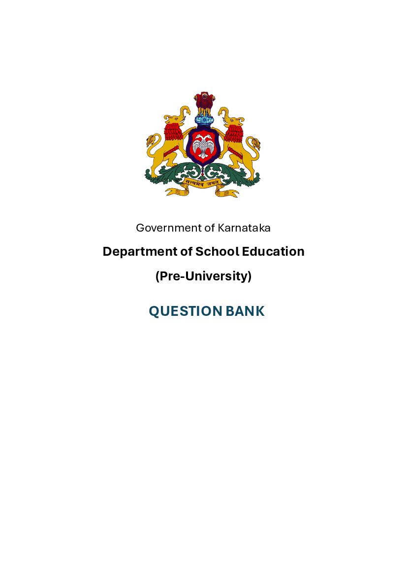 Karnataka II PUC Question Bank for Automobile - Download Class 12th ...