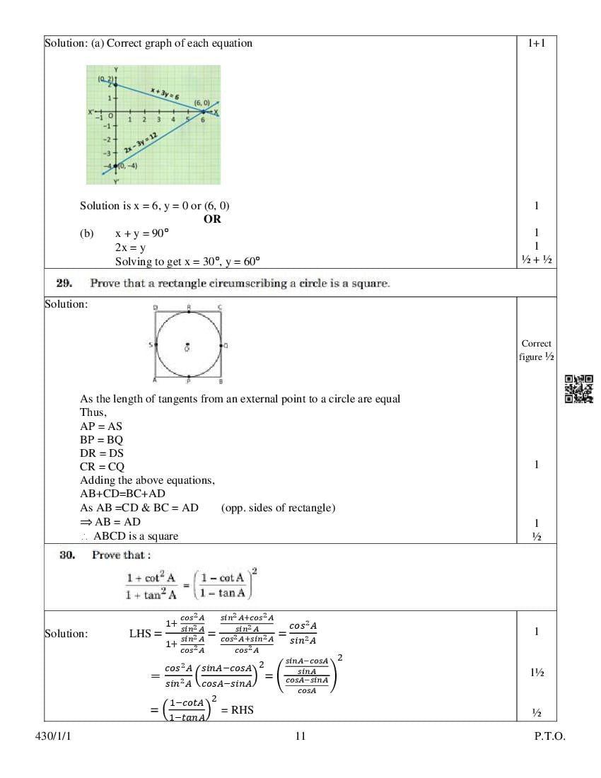 Class 10 Maths Basic Question Paper 2025 (PDF) - Download 10th Std ...
