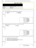 UGC NET Question Paper History 20 June 2019 First Shift