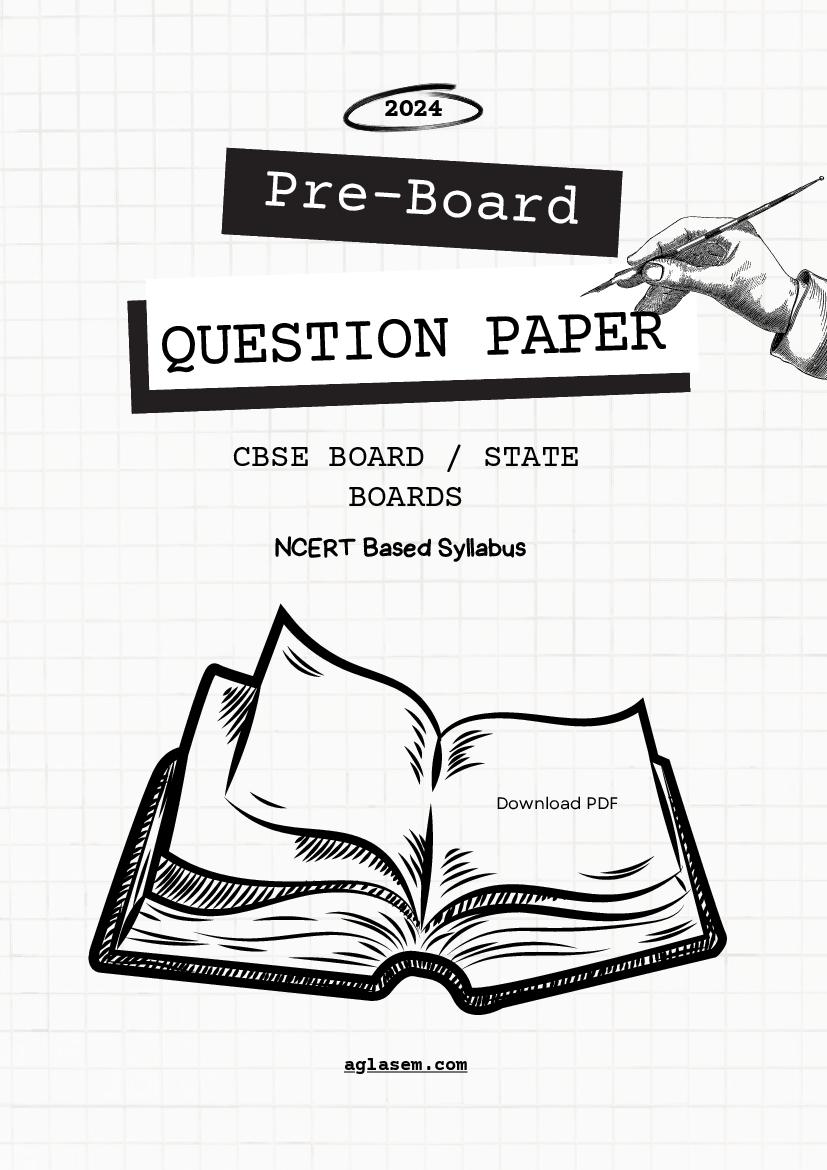Class 12 Computer Science Pre Board Question Paper 2025 | Download Pre ...