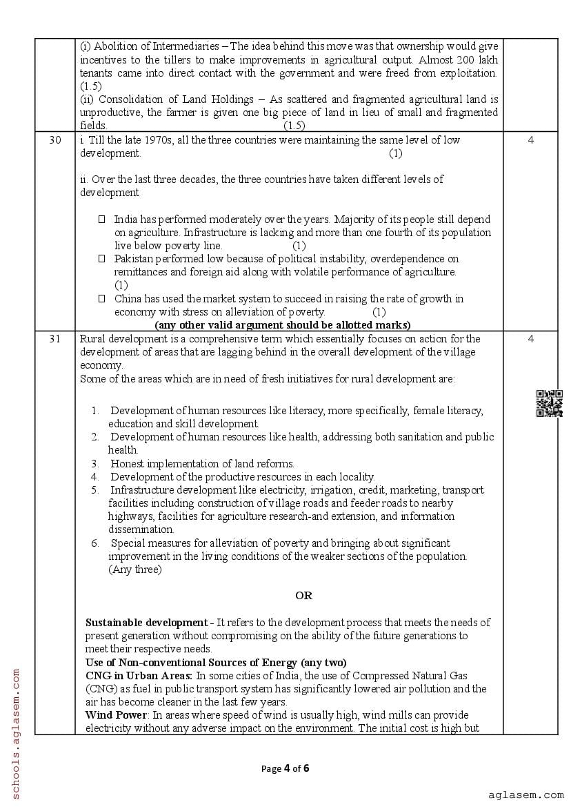 Class 12 Economics Pre Board Question Paper 2025 | Download Pre-Board ...